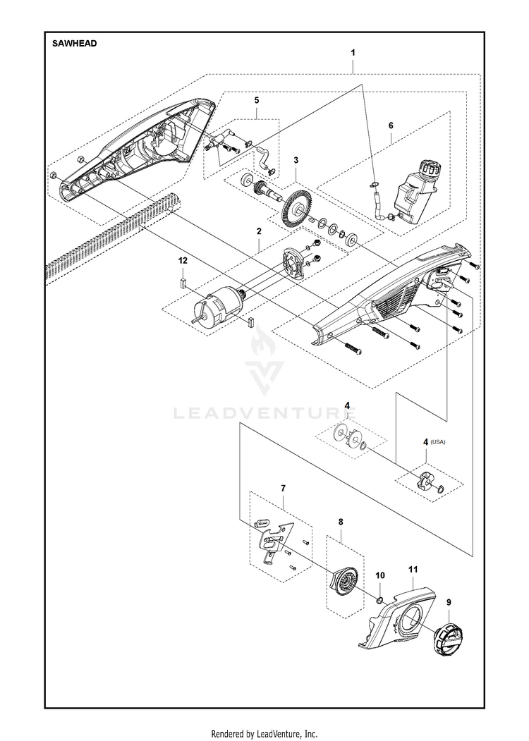 Husqvarna 115iPT4 - 967868001 (2018-06) Pruner/Pole Saw | Partswarehouse