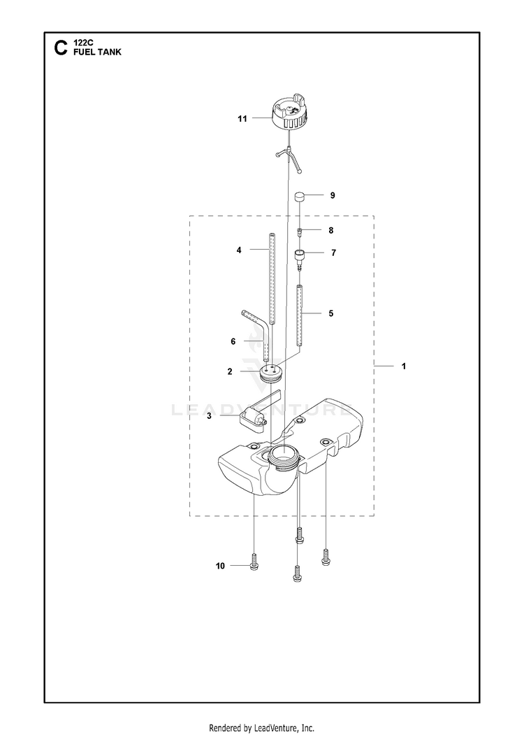 Husqvarna 122 C (966 71 27-01) Trimmer/Edger | Partswarehouse