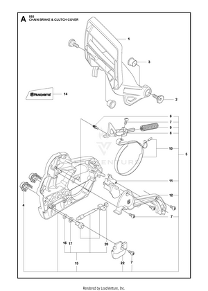 Husqvarna 555 Chain Saw | Partswarehouse