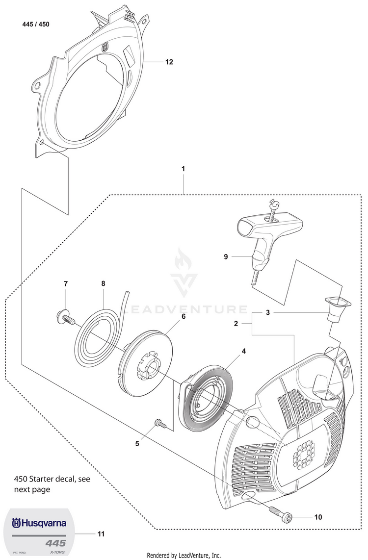 Husqvarna 450 (2007-03) Chain Saw | Partswarehouse