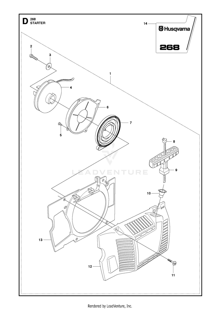 Husqvarna 268 (20173200001-20182199999) Chain Saw | Partswarehouse