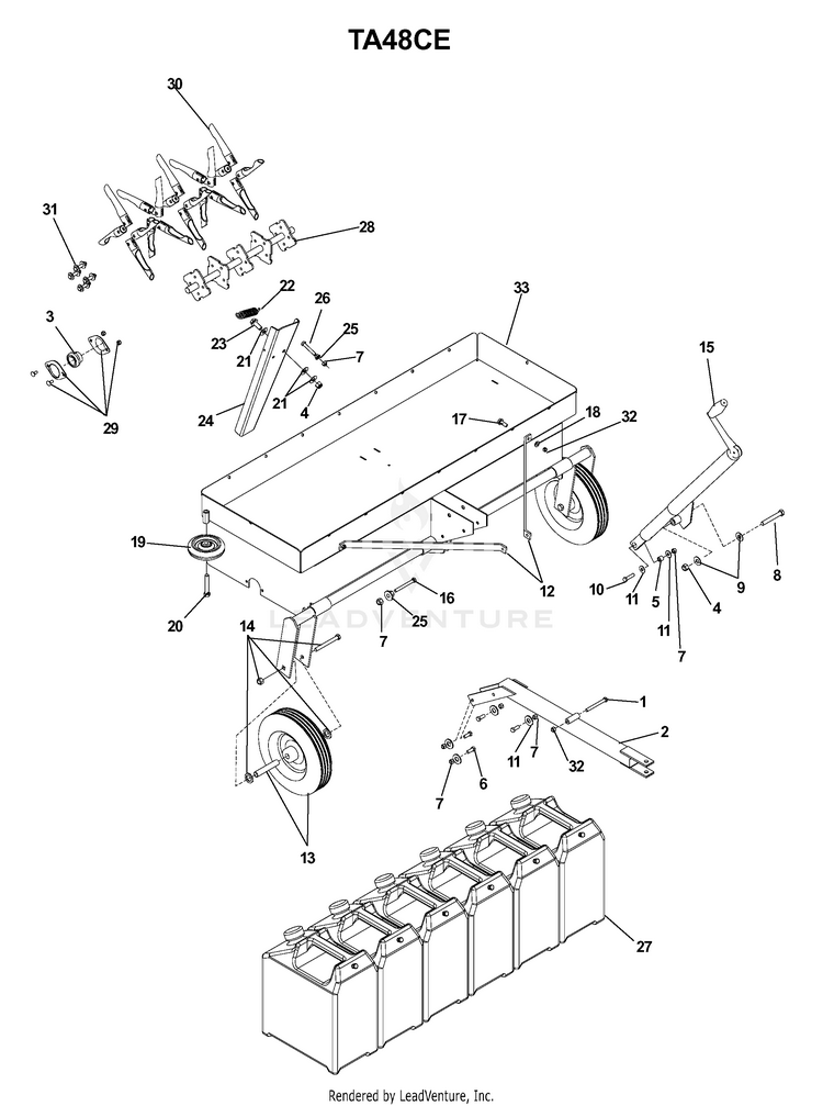 Husqvarna TA48 - 968999236 (2003-09) Lawn Tractor | Partswarehouse