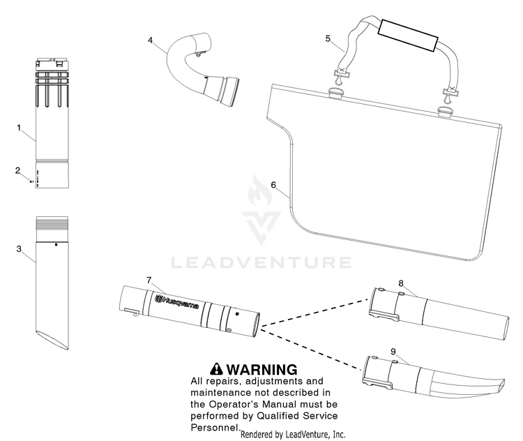 Husqvarna 125 BVX (2010-01) Blower | Partswarehouse