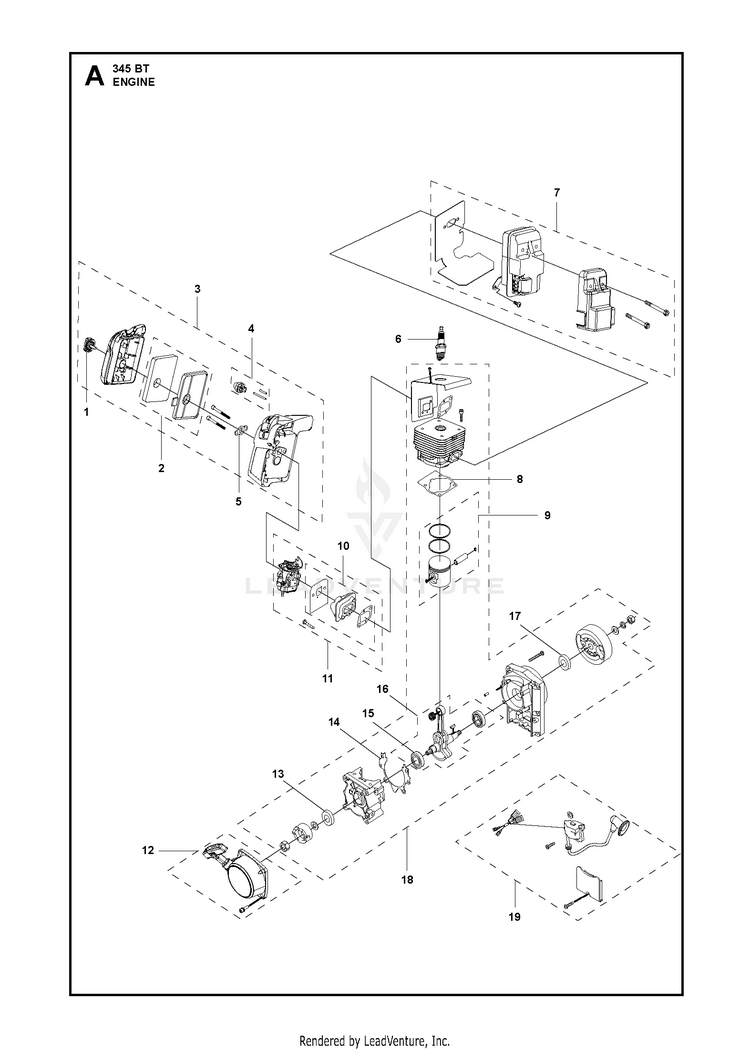 Husqvarna 345 BT BLOWERS | Partswarehouse