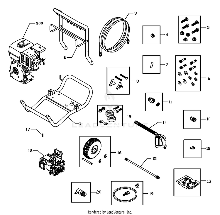 Husqvarna 1337 PW (2003-03) Pressure Washer | Partswarehouse