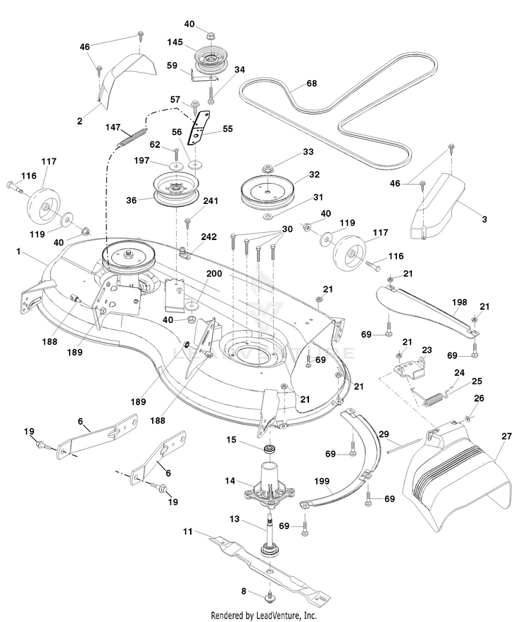 Husqvarna 2246 LS (96043004300) (2008-01) Ride Mower | Partswarehouse