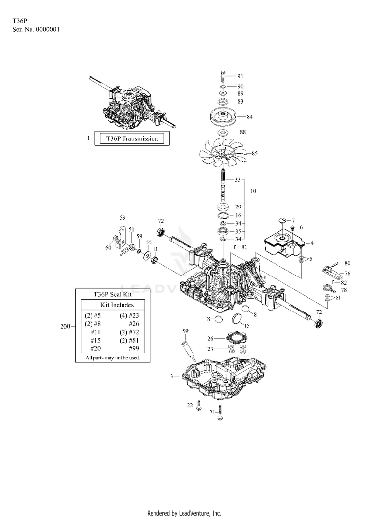 Husqvarna TUFFTORQ (Serial No. 0000001) Engine | Partswarehouse