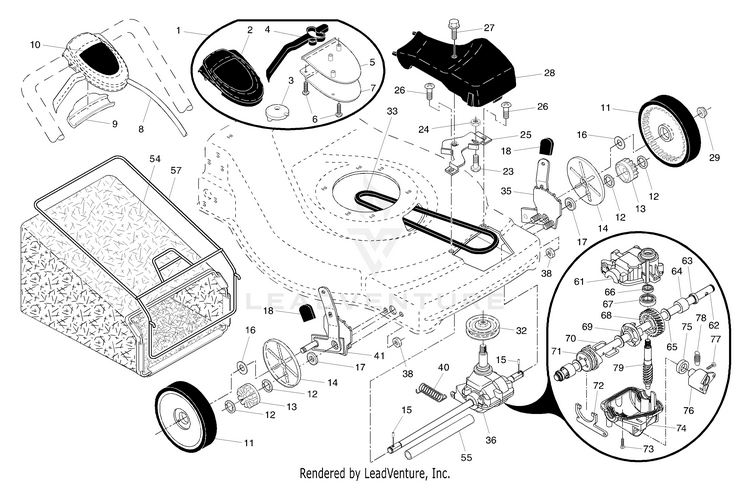 Husqvarna 6522 SH (96143000902) (2006-02) Walk Mower | Partswarehouse