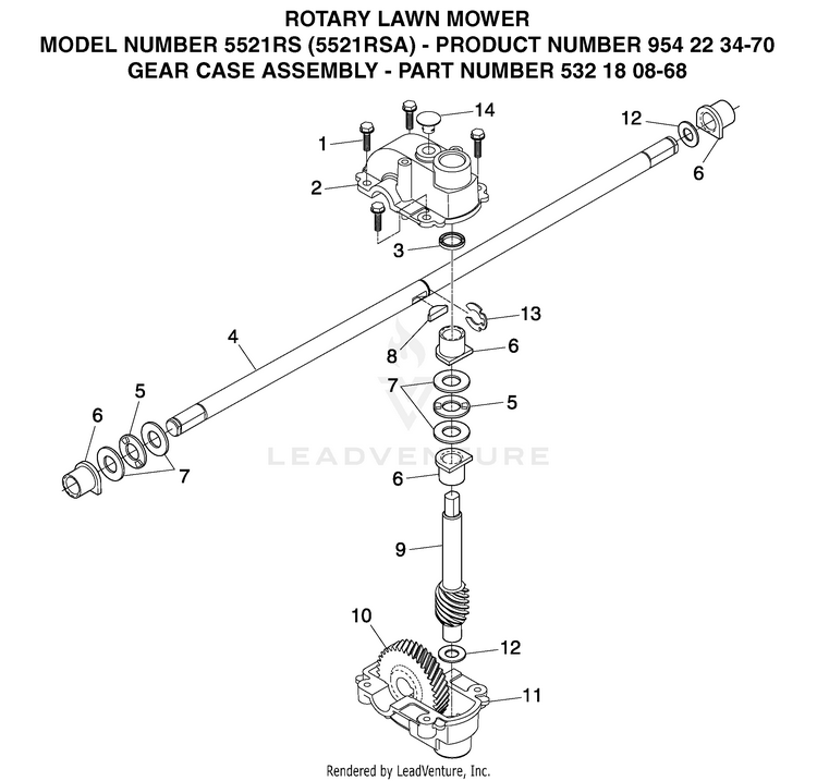 Husqvarna 5521 RS - 954223470 (2003-09) Walk Behind Mower | Partswarehouse