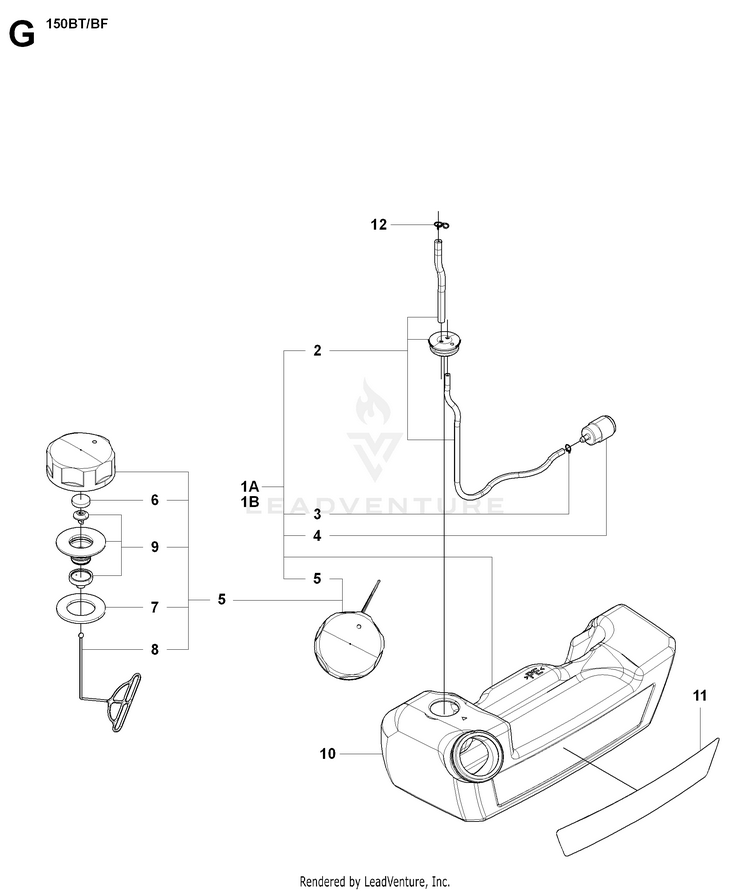 Husqvarna 150 BT (20071800001-20084000000) BLOWERS | Partswarehouse