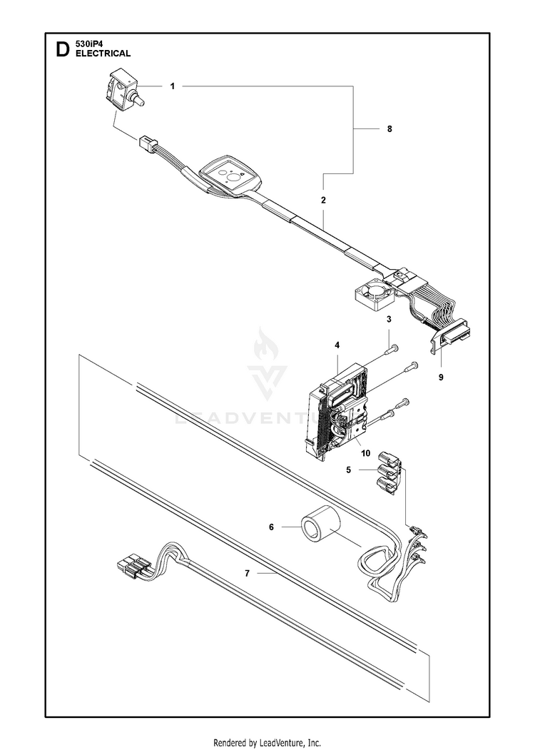 Husqvarna 530iP4 Pruner/Pole Saw | Partswarehouse