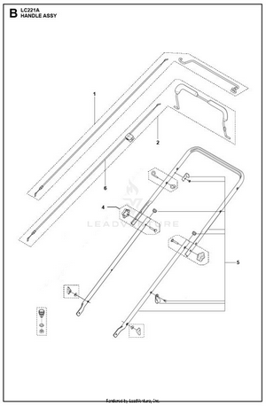 Husqvarna LC 221A Walk Behind Mower | Partswarehouse