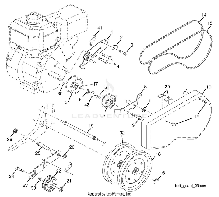 Husqvarna 25009 - 250093 (2014- 01) Cultivator/Tiller | Partswarehouse