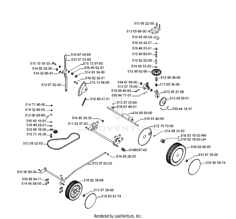 Husqvarna Royal 53 (2003-01) Walk Mower | Partswarehouse
