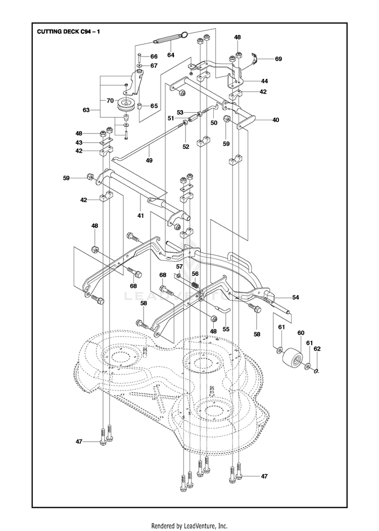 Husqvarna R214 TC - 967325902 (2017-01) Riding Mower | Partswarehouse