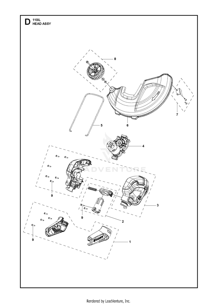 Husqvarna 110iL Trimmer/Edger | Partswarehouse
