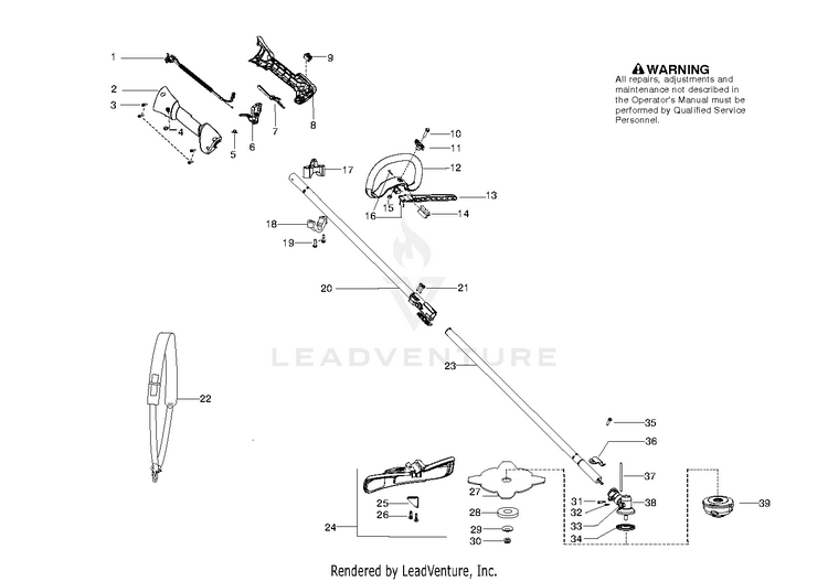 Husqvarna 128DJX - 966712501 (2011-01) Trimmers/Edgers - PartsWarehouse