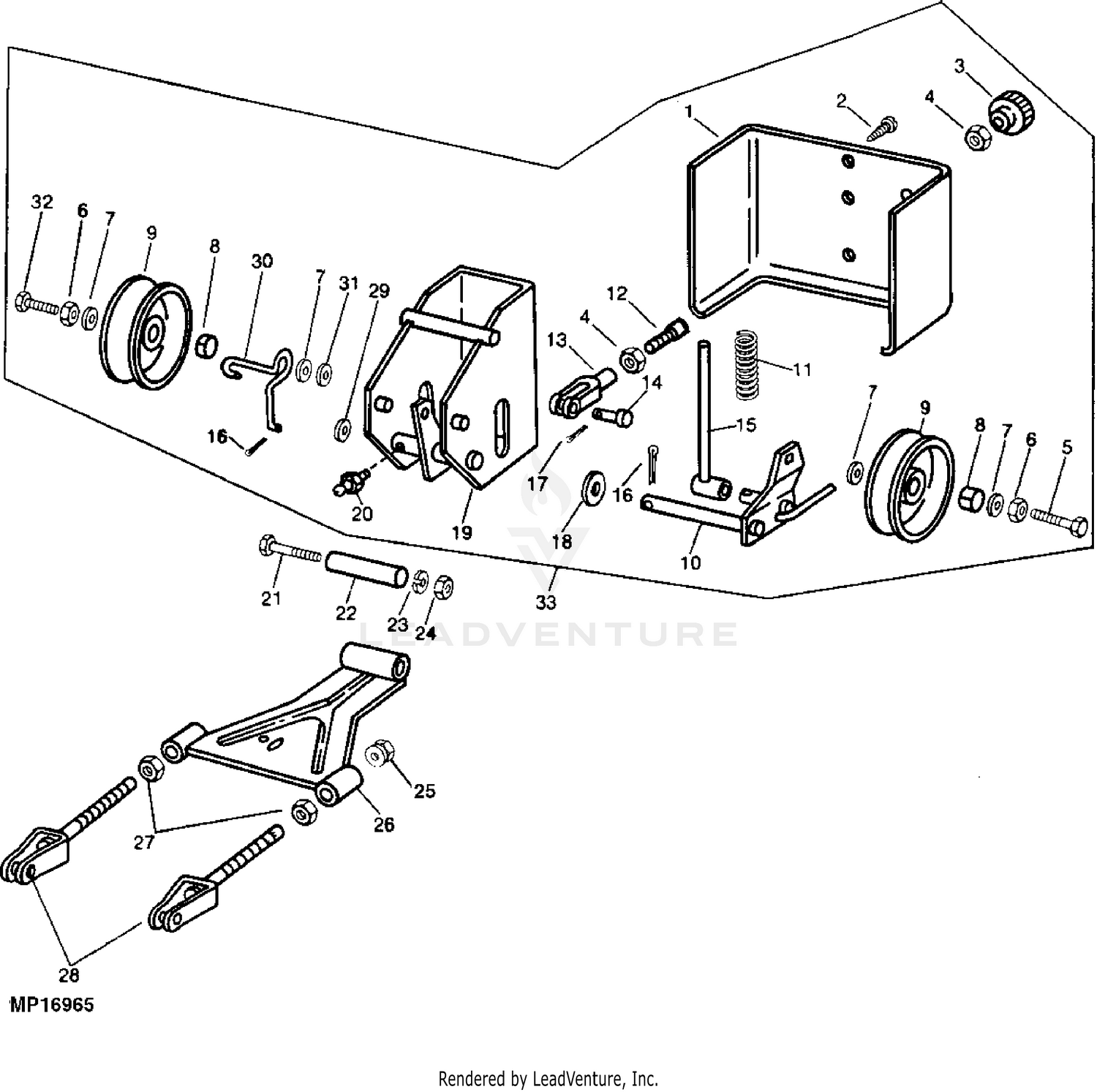 John Deere 50-IN MID-MOUNT ROTARY MOWER (314, 316, 317,, 56% OFF