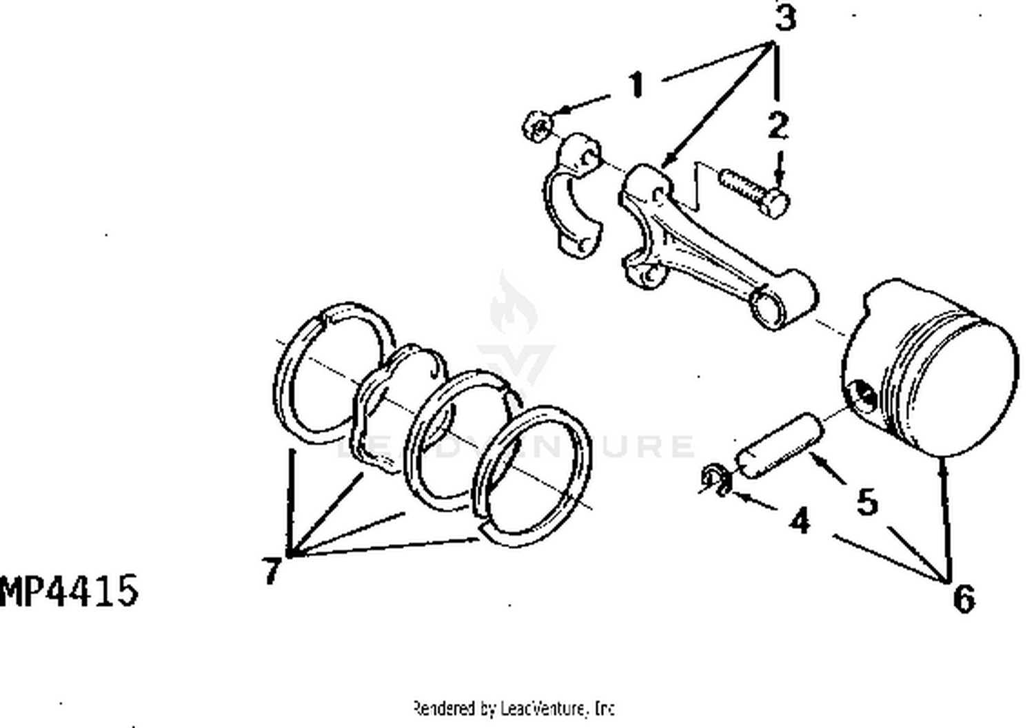 Piston Parts Labeled