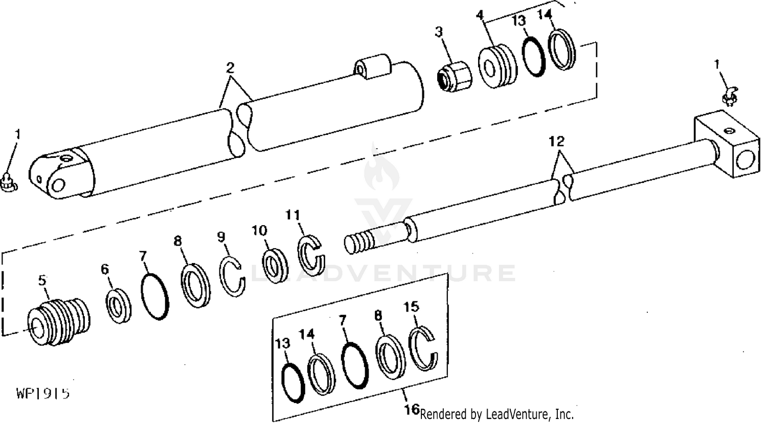 LIFT CYLINDER [A19] LOADER John Deere 512 LOADER 512 Loader, 50% OFF