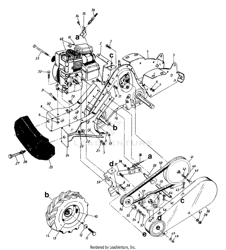 Mastercraft 212-430-054 (481-4075) (1992) Tiller - PartsWarehouse