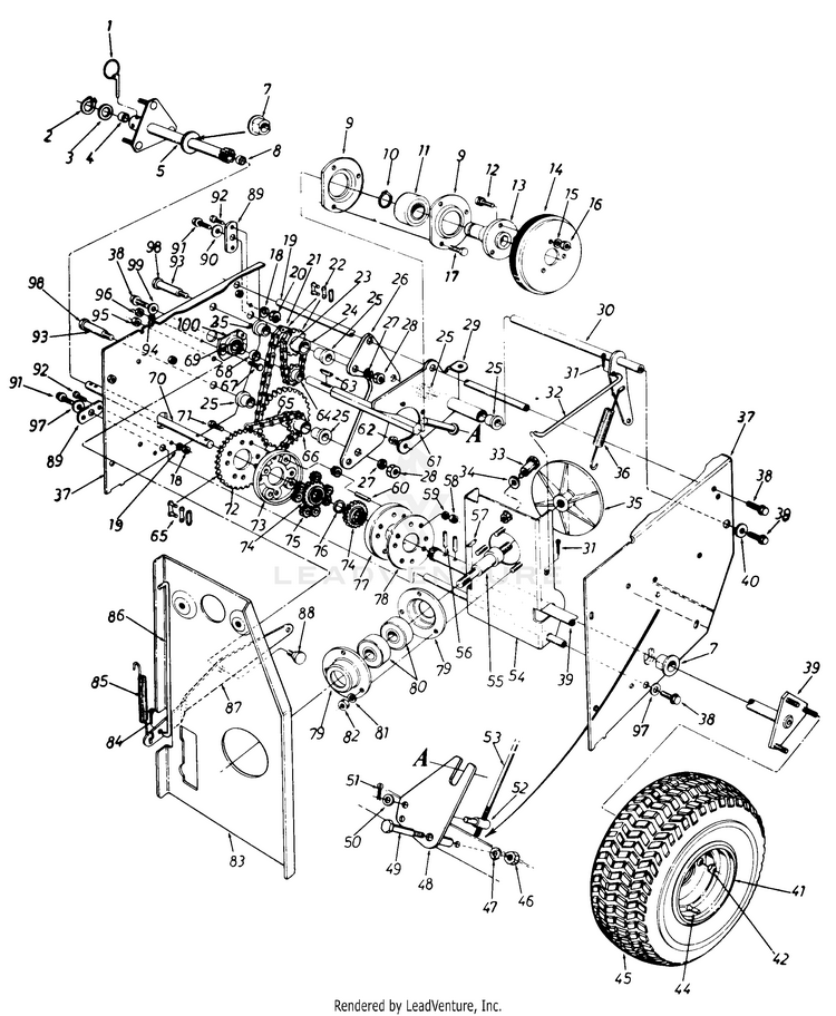 MTD 311965 (1991) Snow Thrower | Partswarehouse
