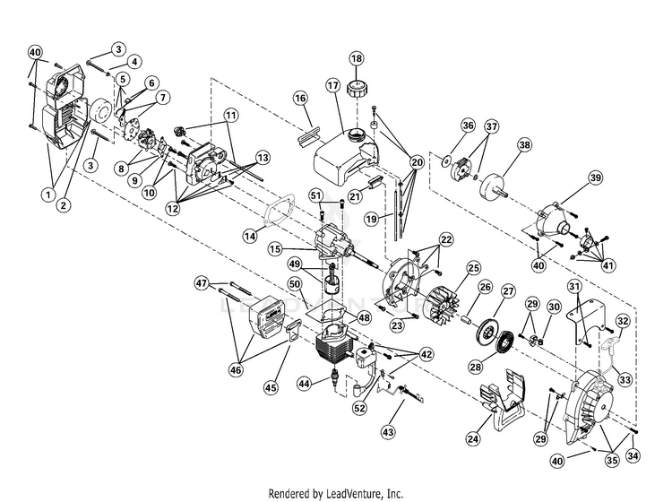Ryobi 410r 21EK410G034 Tiller | Partswarehouse