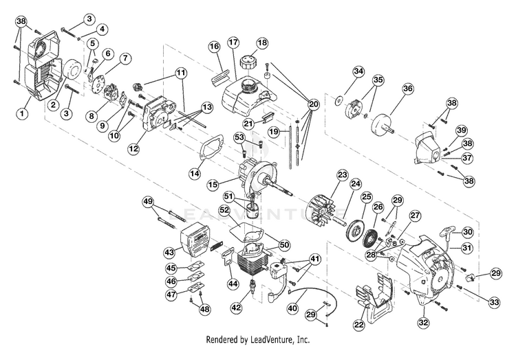 Ryobi 705r 41BD705G734 (2004) Gas String Trimmer | Partswarehouse