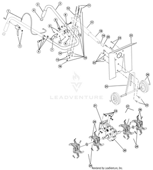 Ryobi 410r 21CK410G034 Tiller | Partswarehouse