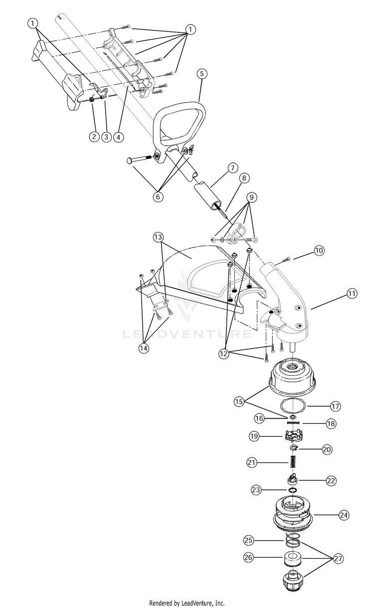 Ryobi 767r 41AD767G034 Gas String Trimmer | Partswarehouse