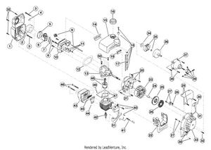 Ryobi 410r 21A-121R034 Tiller | Partswarehouse