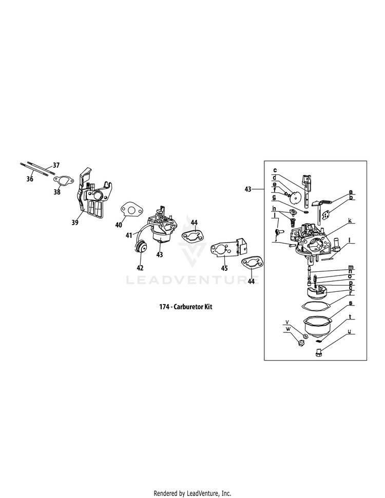 MTD OHV Engines 375-SU Engine | Partswarehouse
