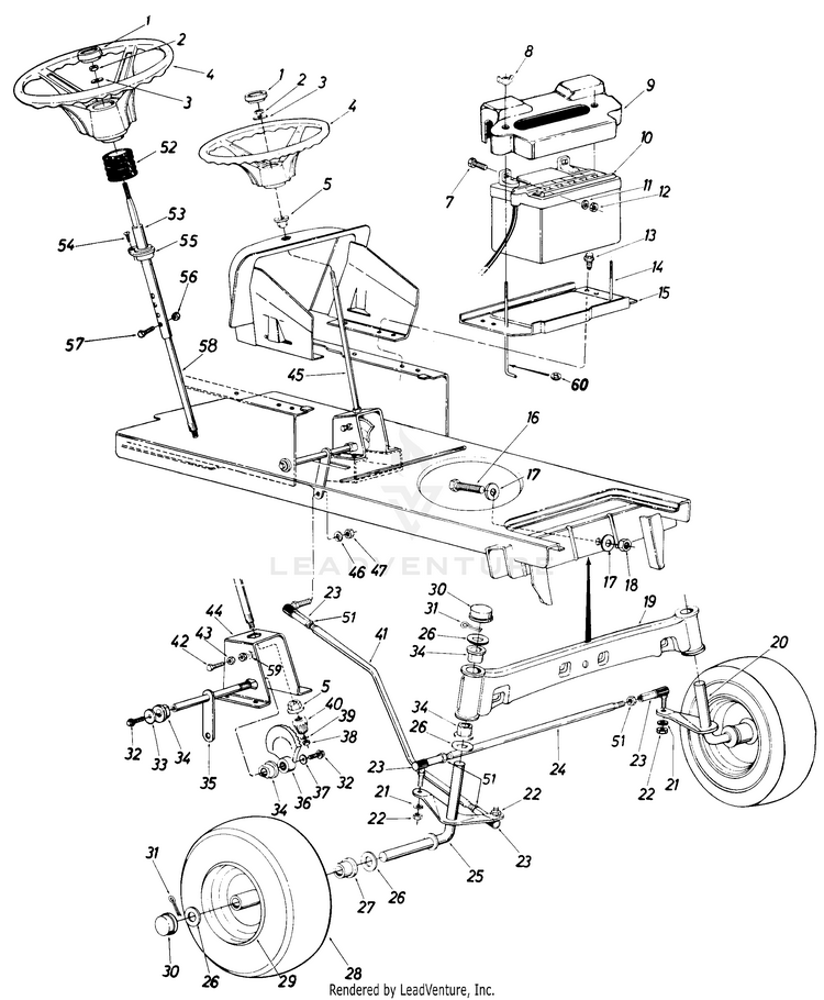Turf Trac 139-758-015 (1989) Lawn Tractor - PartsWarehouse