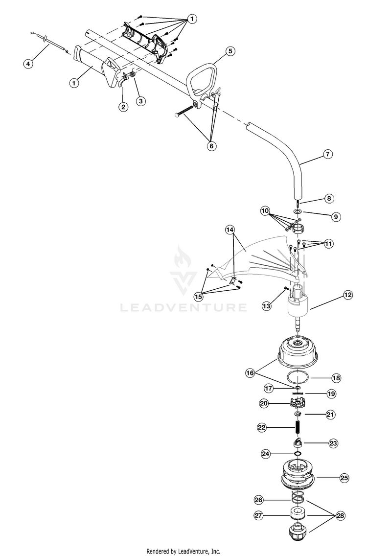 Ryobi Gas Line Trimmer Parts Diagram | Reviewmotors.co