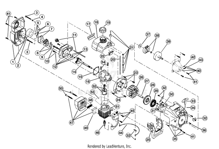 Ryobi 705r 41AD705G034 Gas String Trimmer | Partswarehouse
