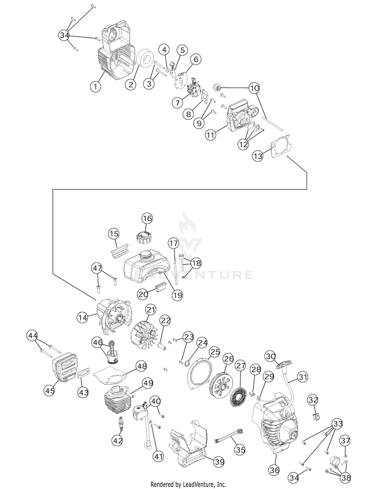McCulloch MT765 41BD765G977 Gas String Trimmer | Partswarehouse