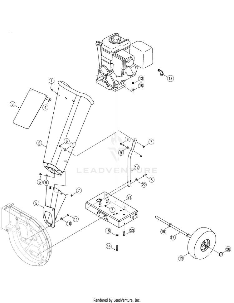 Craftsman 24A-464F799 (247.776370) (2007) Chipper/Shredder | Partswarehouse