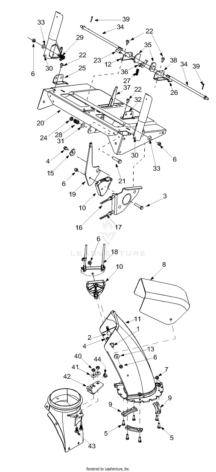 Troy-Bilt 10030 Storm 10HP 30" Self-Propelled (2003) 31AH5W75063 (2003 ...