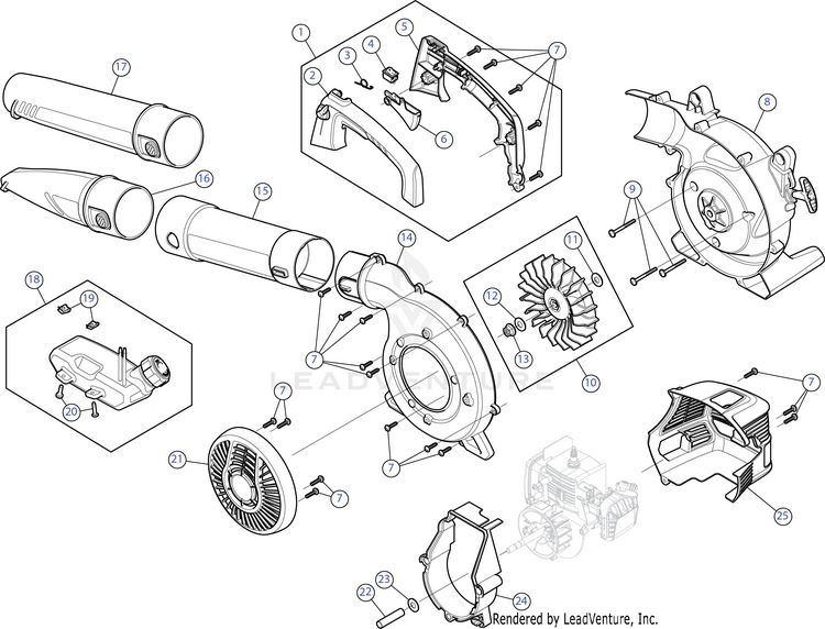 Craftsman CMXGAAMA25BL 41AR25BL791 Gas Blower | Partswarehouse