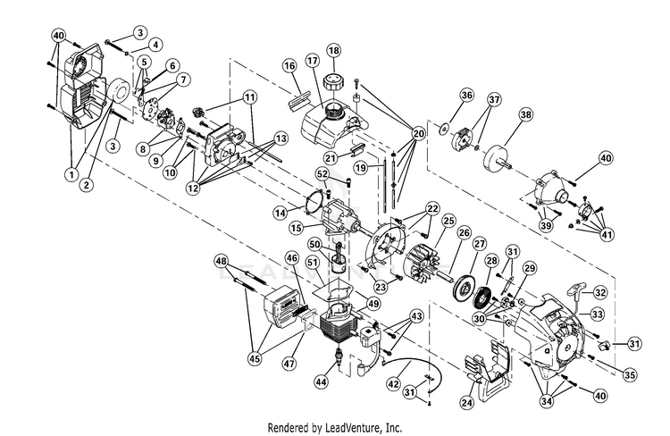 Ryobi 767r 41AD767G034 Gas String Trimmer | Partswarehouse