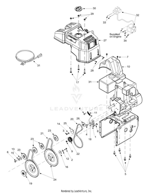 Troy-Bilt 10030 Storm 10hp 30" Self Propelled 31AH5W75063 (2003) Snow ...