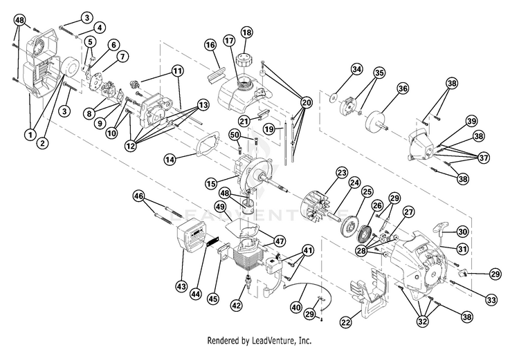 Ryobi 705r 41CD705G034 Gas String Trimmer | Partswarehouse
