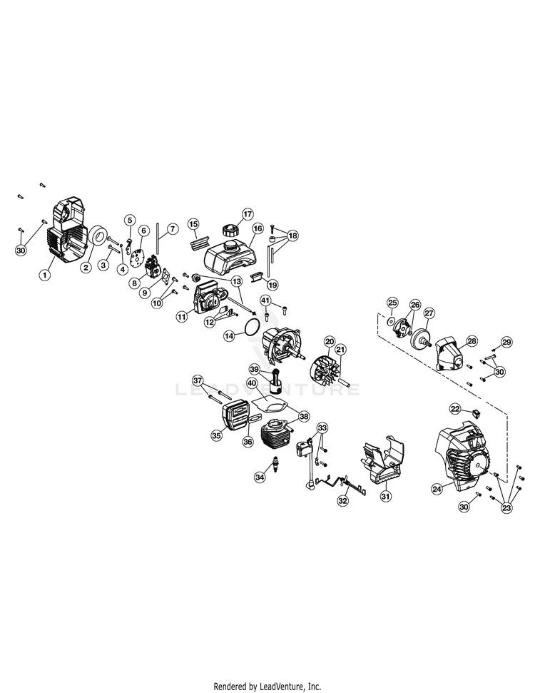 Yard Machines Y725 41AD725C900 Gas String Trimmer | Partswarehouse