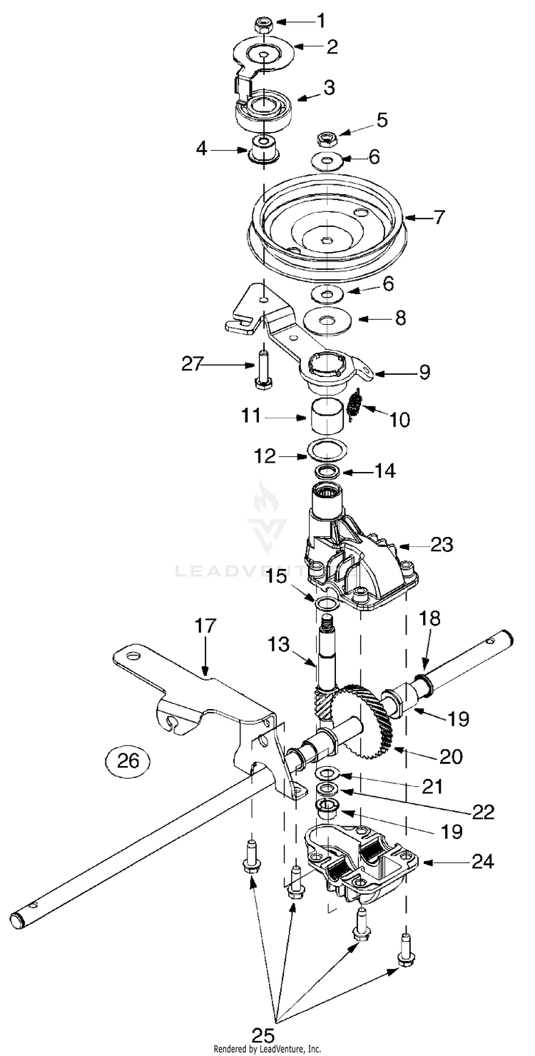 Troy-Bilt 12AD566N063 Tuff-Cut 220 (2003) Self Propelled Mower ...