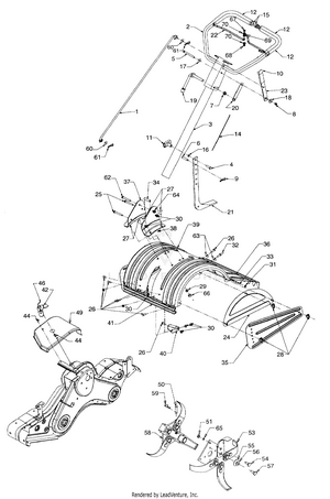 Ryobi 21AB454B013 (2001) Tiller | Partswarehouse