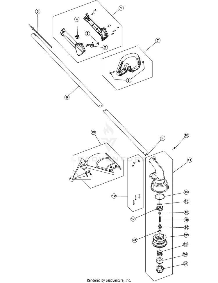 Craftsman 41BD546G799 (316.79191) Gas String Trimmer | Partswarehouse