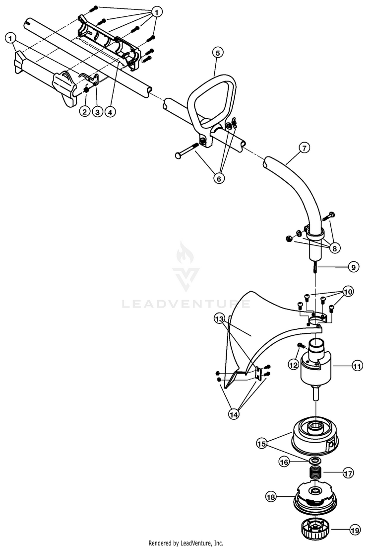 Yard Machines 2800m 41AD280G700 Gas String Trimmer | Partswarehouse