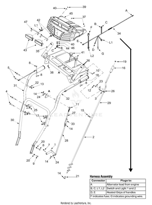 Troy-Bilt 10030 Storm 10hp 30" Self Propelled 31AH5W75063, 31AH5W75101 ...