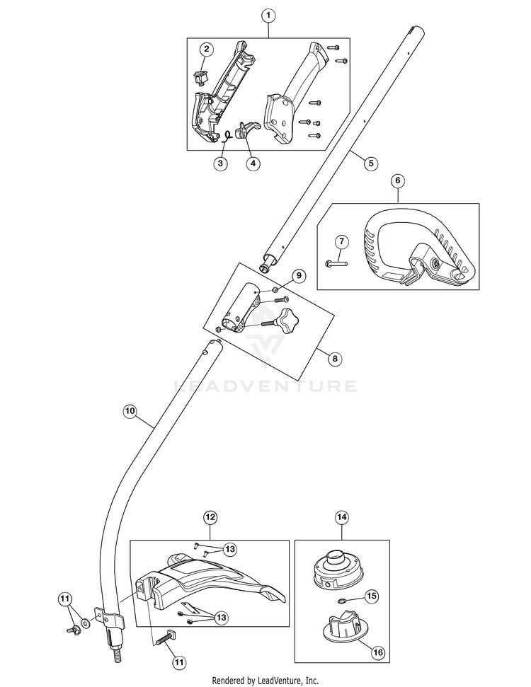 Craftsman 41CDZ45C799 (316.731702) Gas String Trimmer | Partswarehouse
