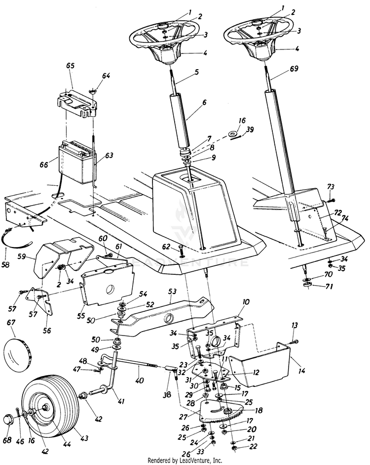 MTD 504-120 (1987) Lawn Tractor - PartsWarehouse